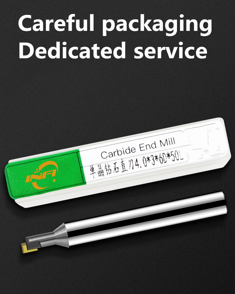 Mono crystal HPHT and CVD diamond Side milling cutter tools for Acrylic ...